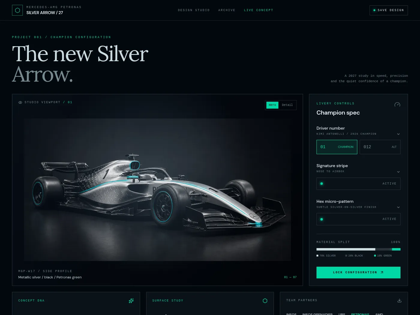 Silver Arrow Livery Designer