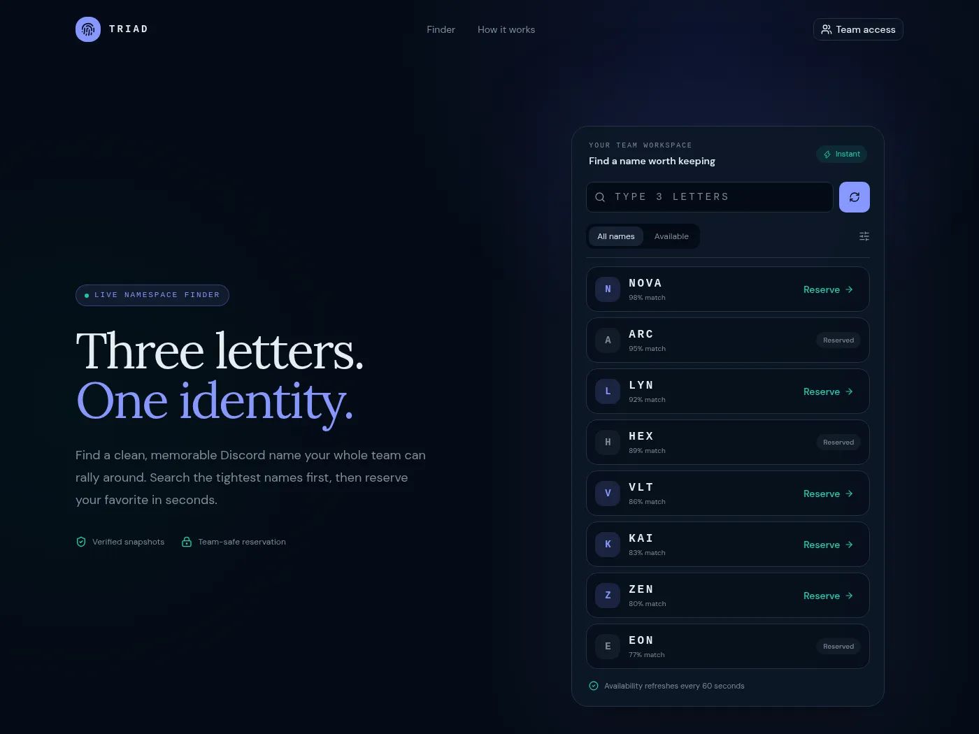 Discord Name Finder