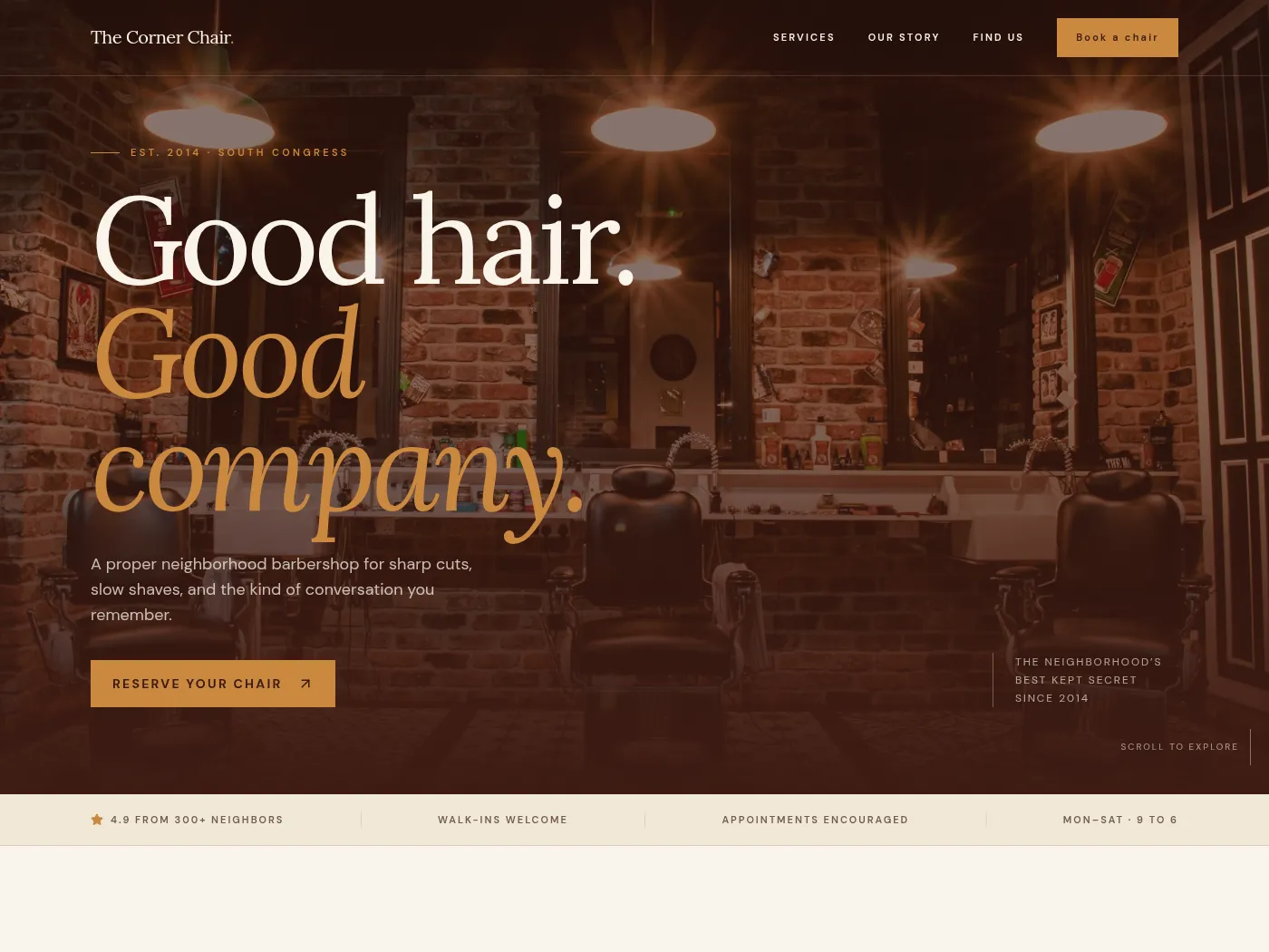 Barbershop Website Pro