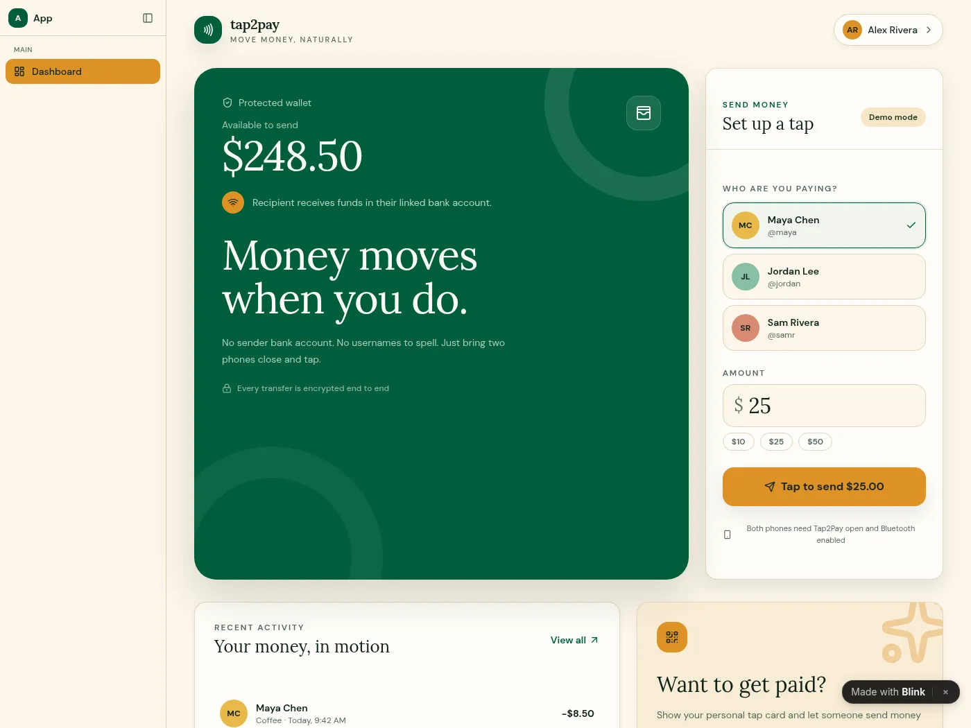 Tap2Pay Wallet