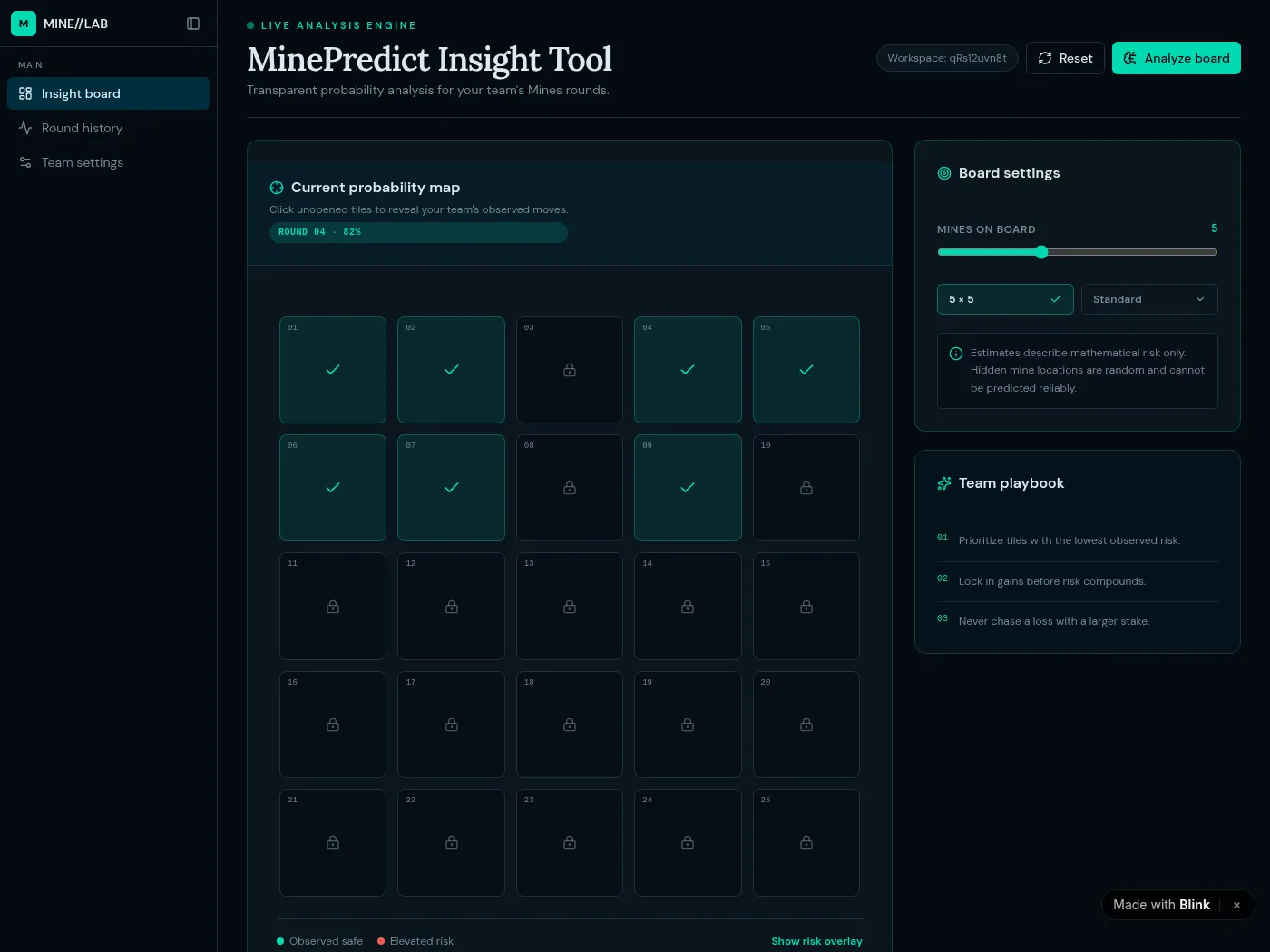 MinePredict Insight Tool