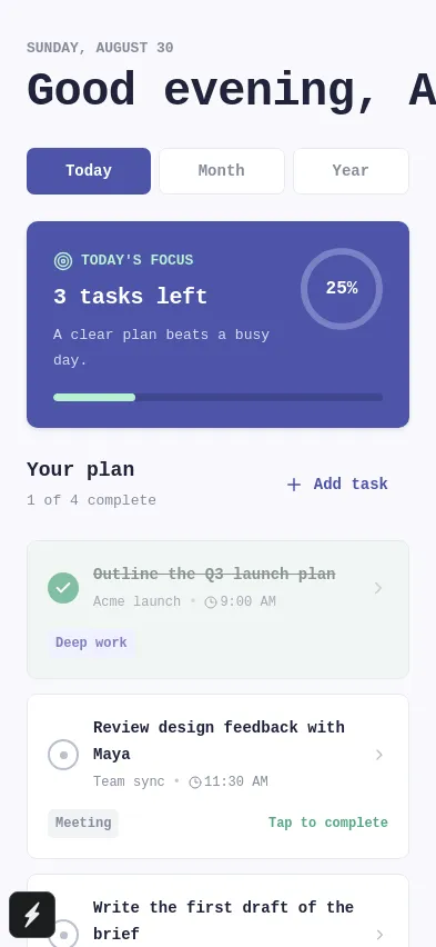 AI Productivity Planner