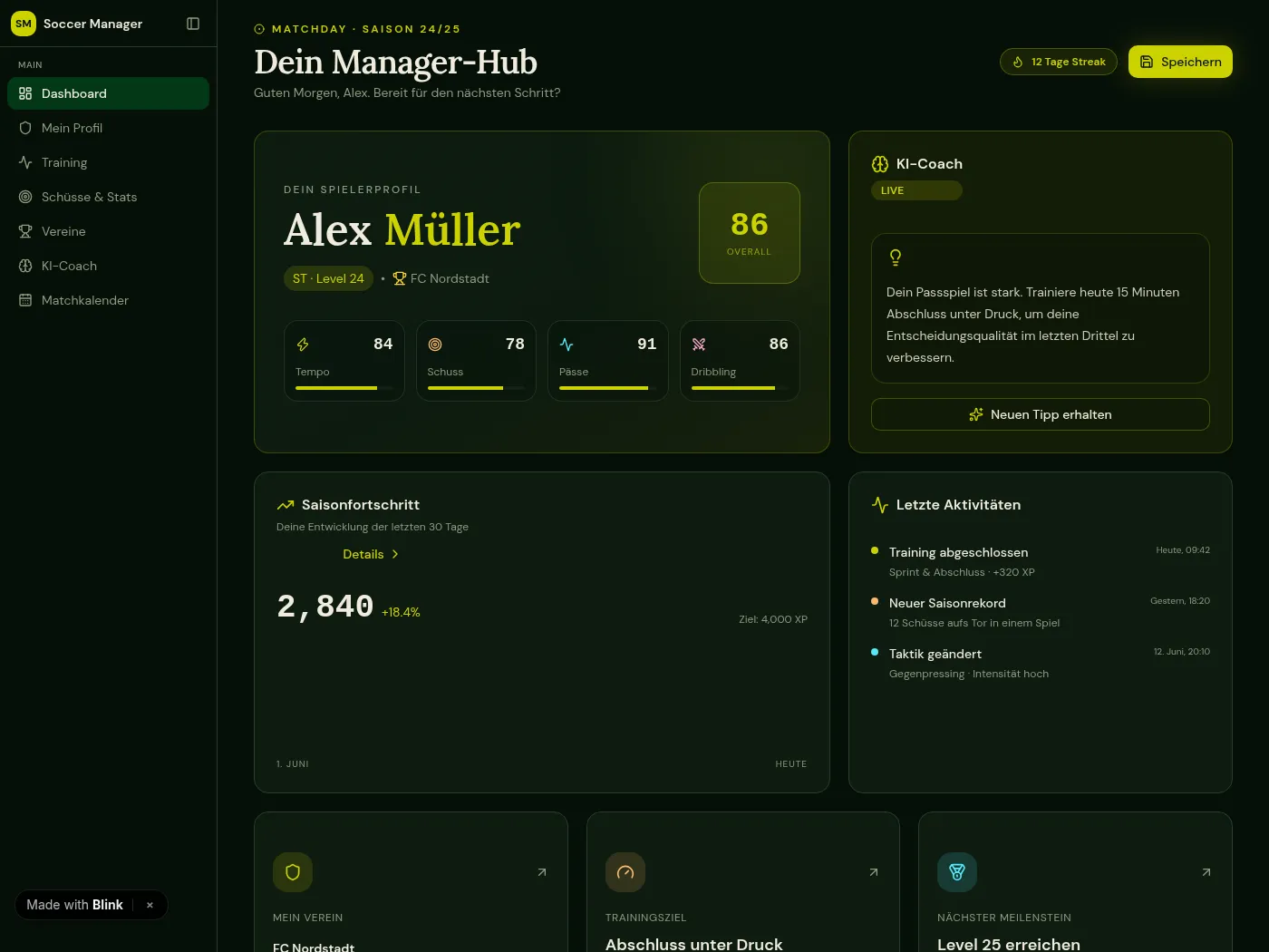 Soccer Manager AI