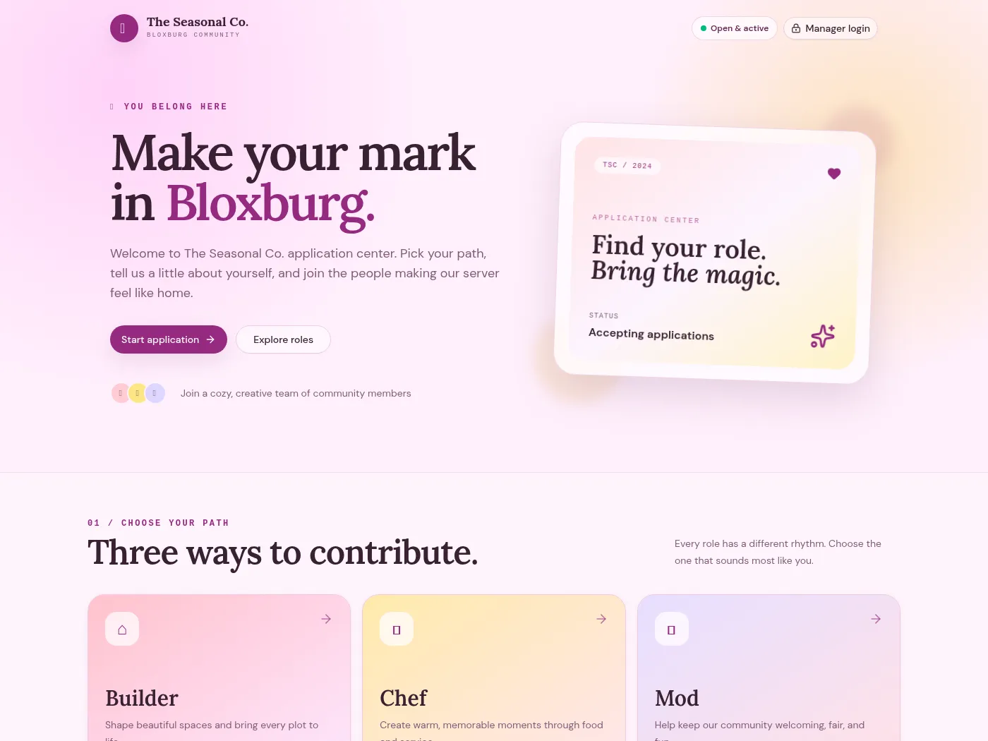 Bloxburg Application Hub