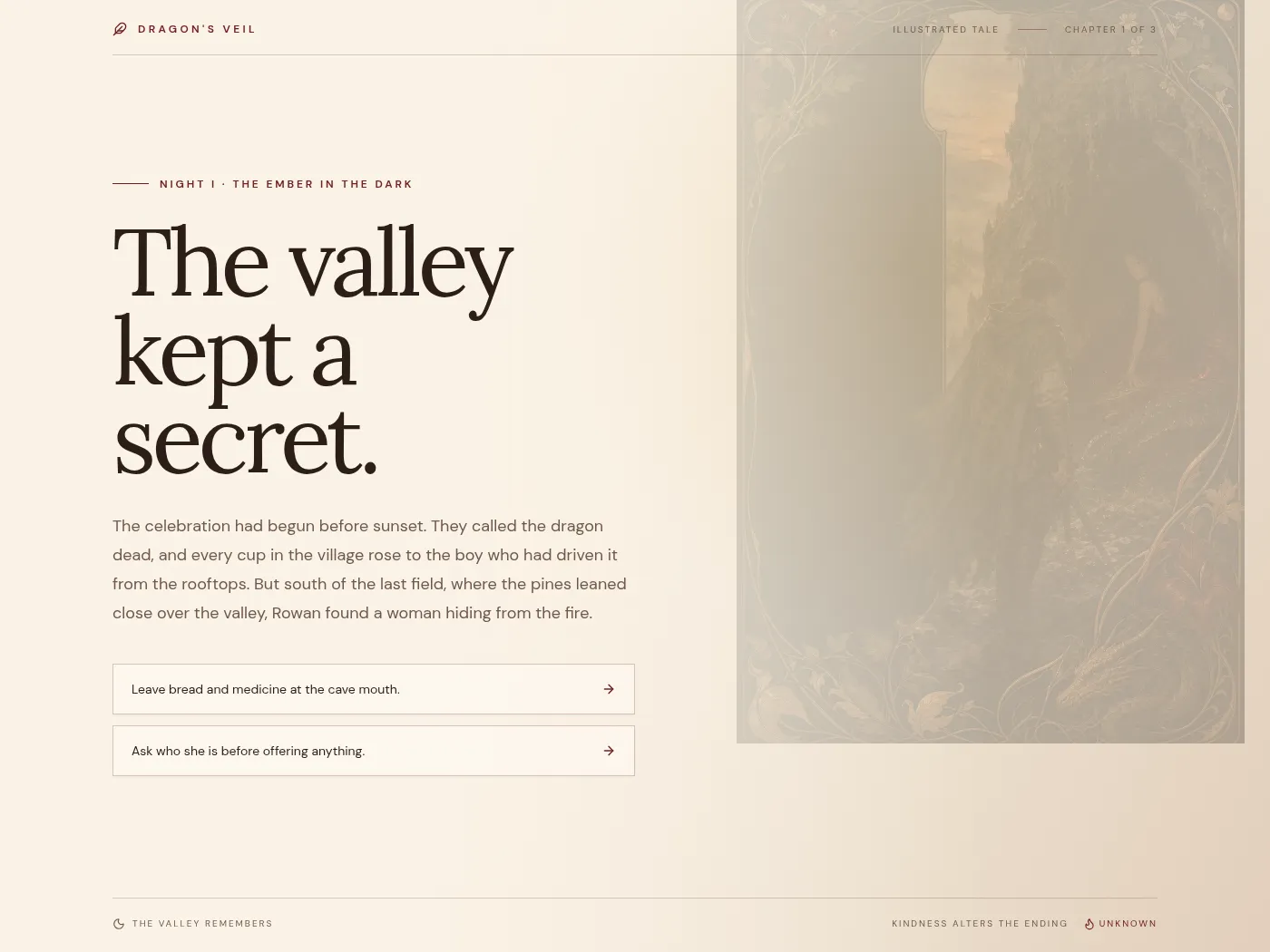Dragon's Veil Tale