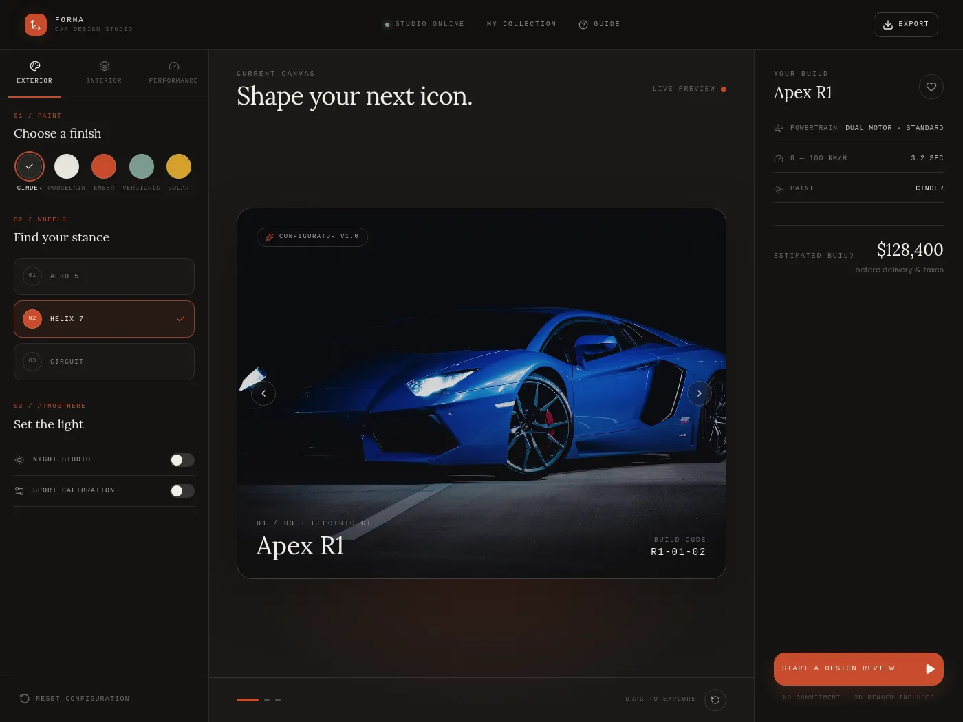 Car Design Studio