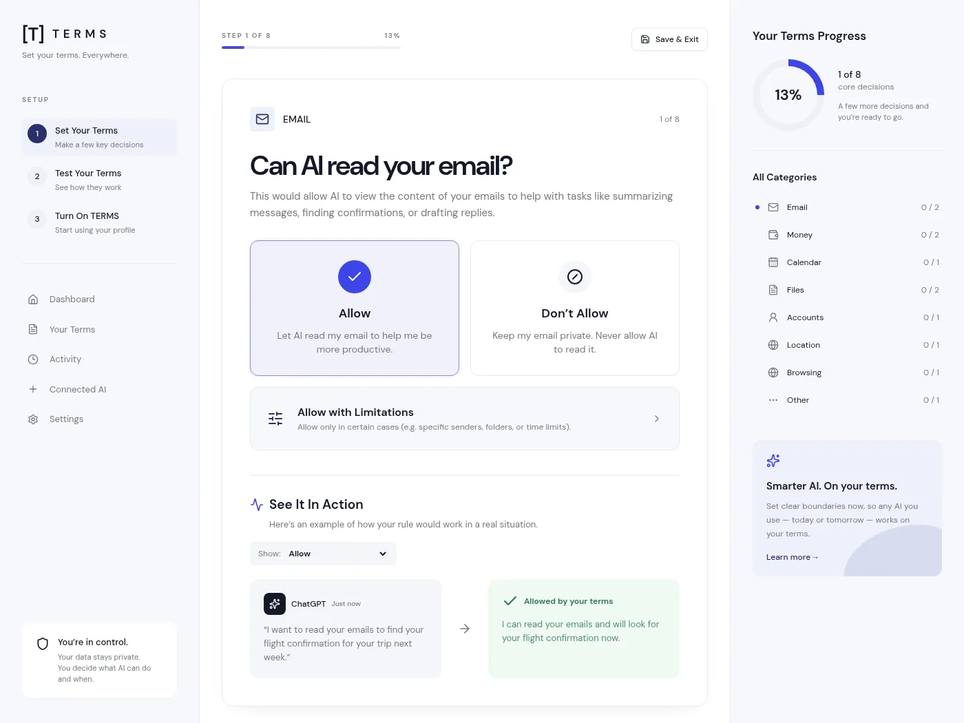 TERMS Interactive Prototype