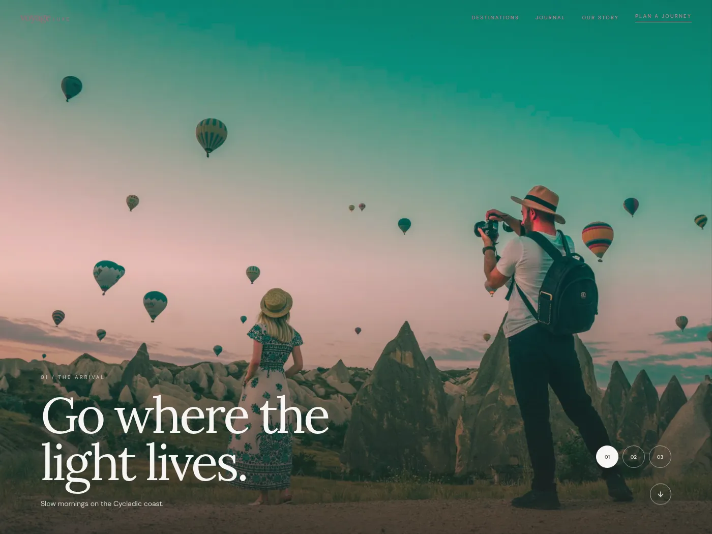 Voyage Luxe Travel Website