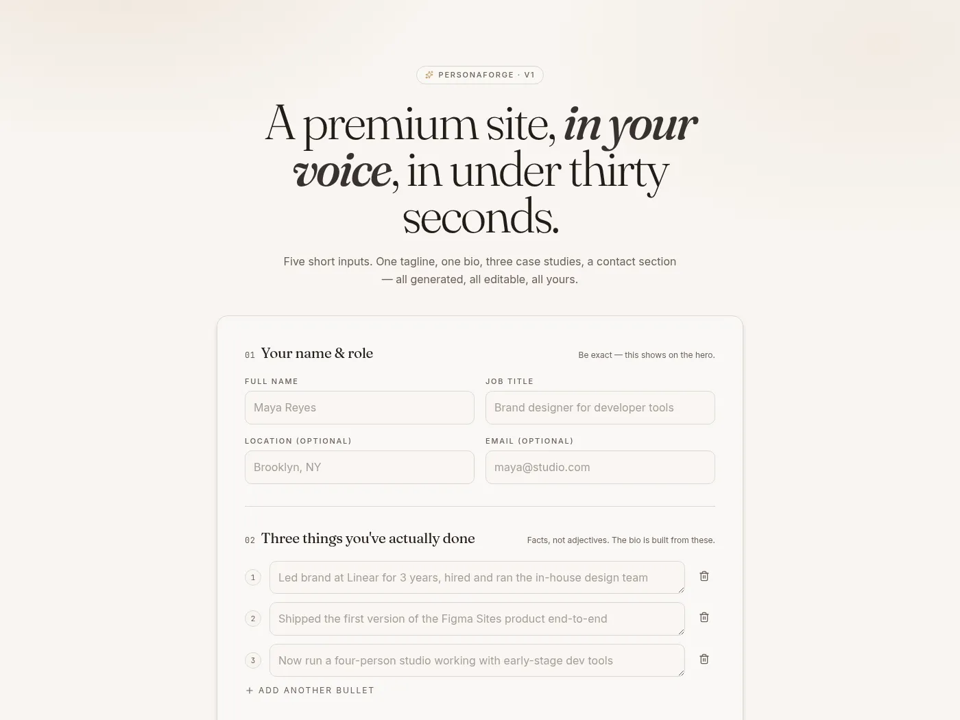 PersonaForge