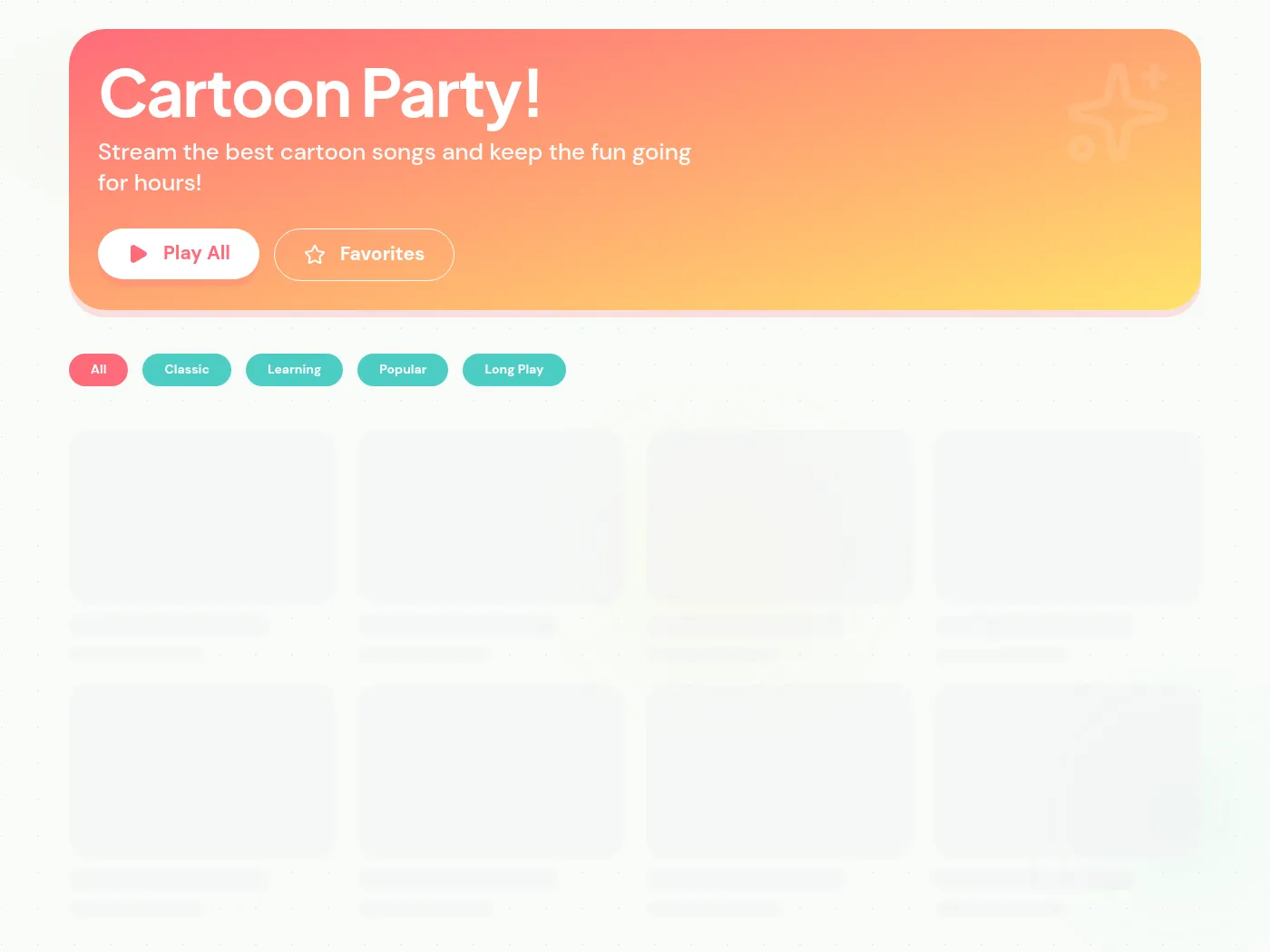 Cartoon Song Streamer