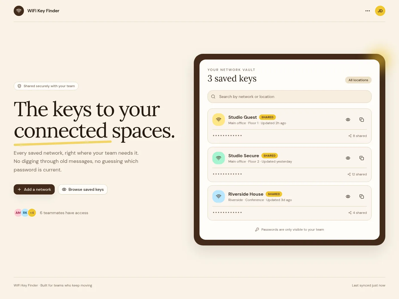 WiFi Key Finder