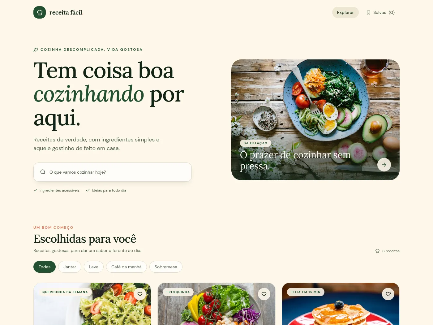 Receita Fácil App