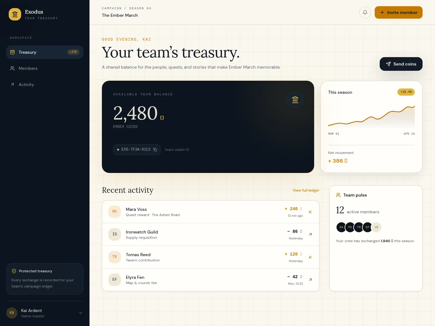 LARP Exodus Wallet