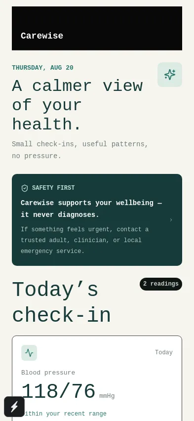 Carewise AI Health Buddy