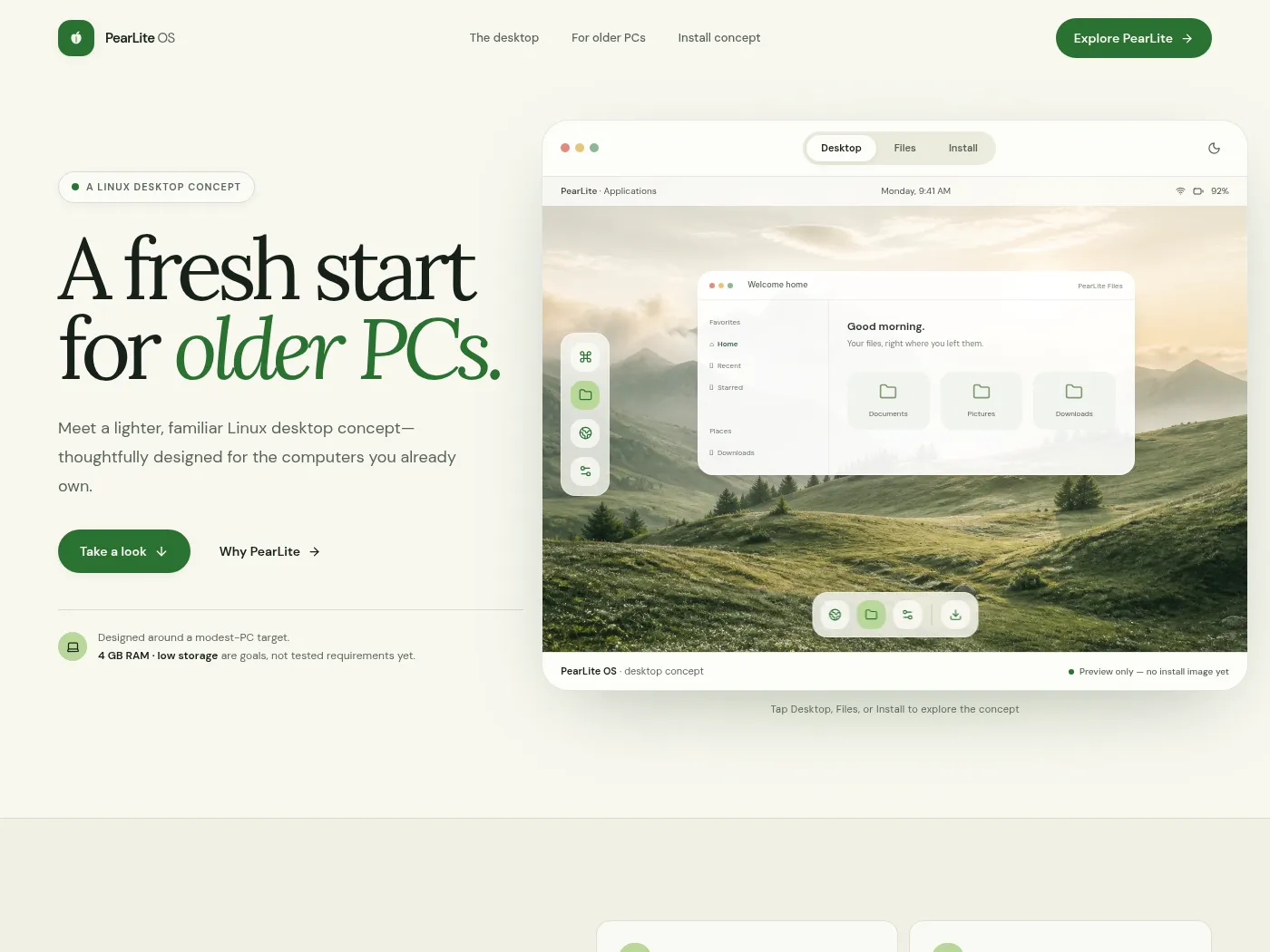 PearLite OS