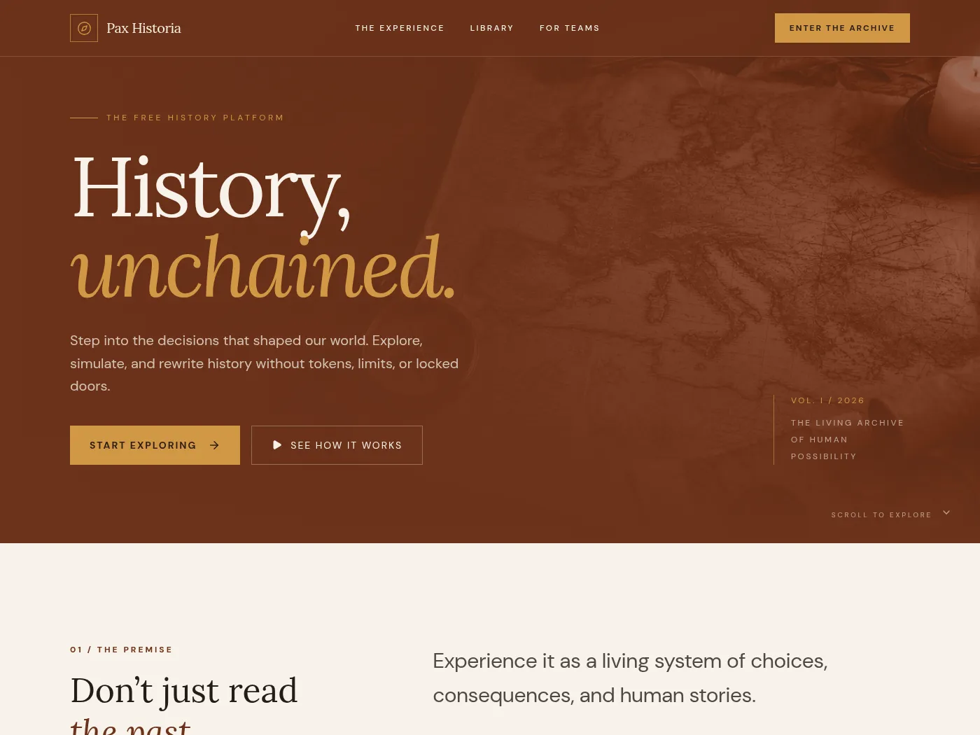 Pax Historia Free Portal