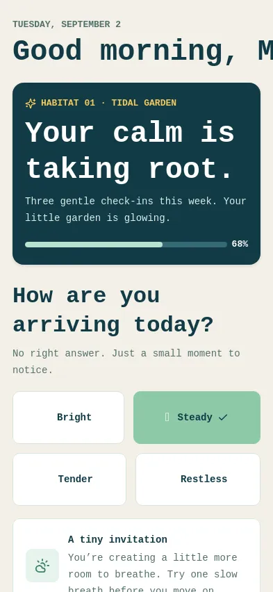Mindful Tracker Mobile