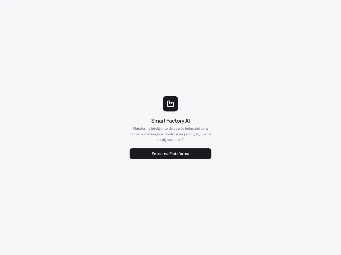 Smart Factory Dashboard