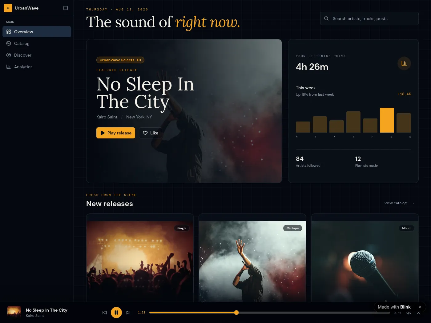 UrbanWave Music Platform