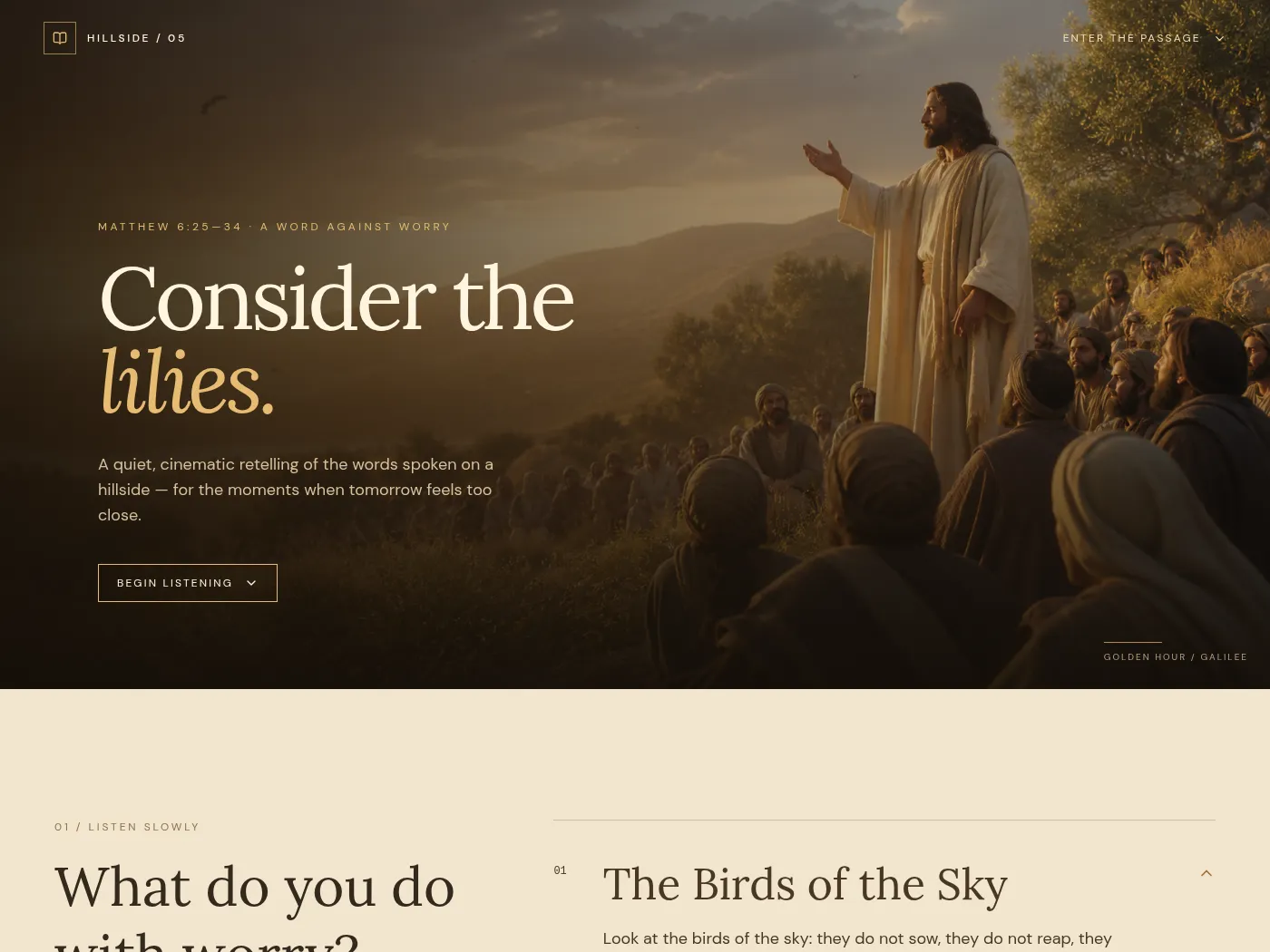 Sermon on the Hillside