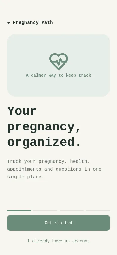 Pregnancy Path App
