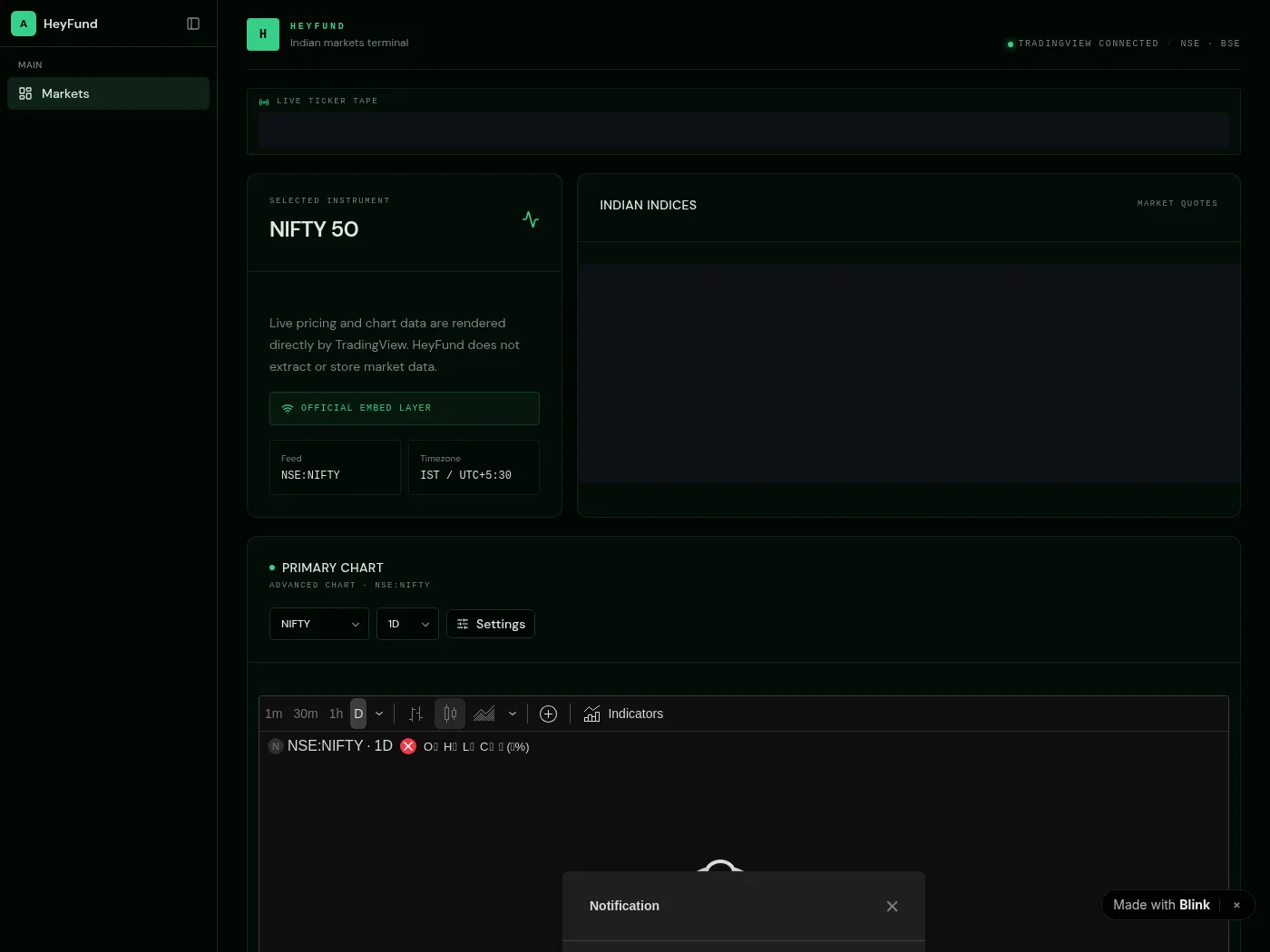 HeyFund TV Dashboard