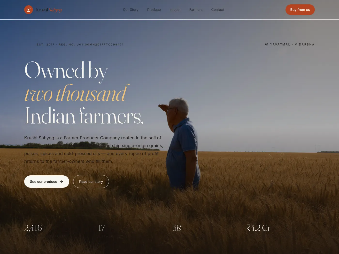 FarmPro India Web