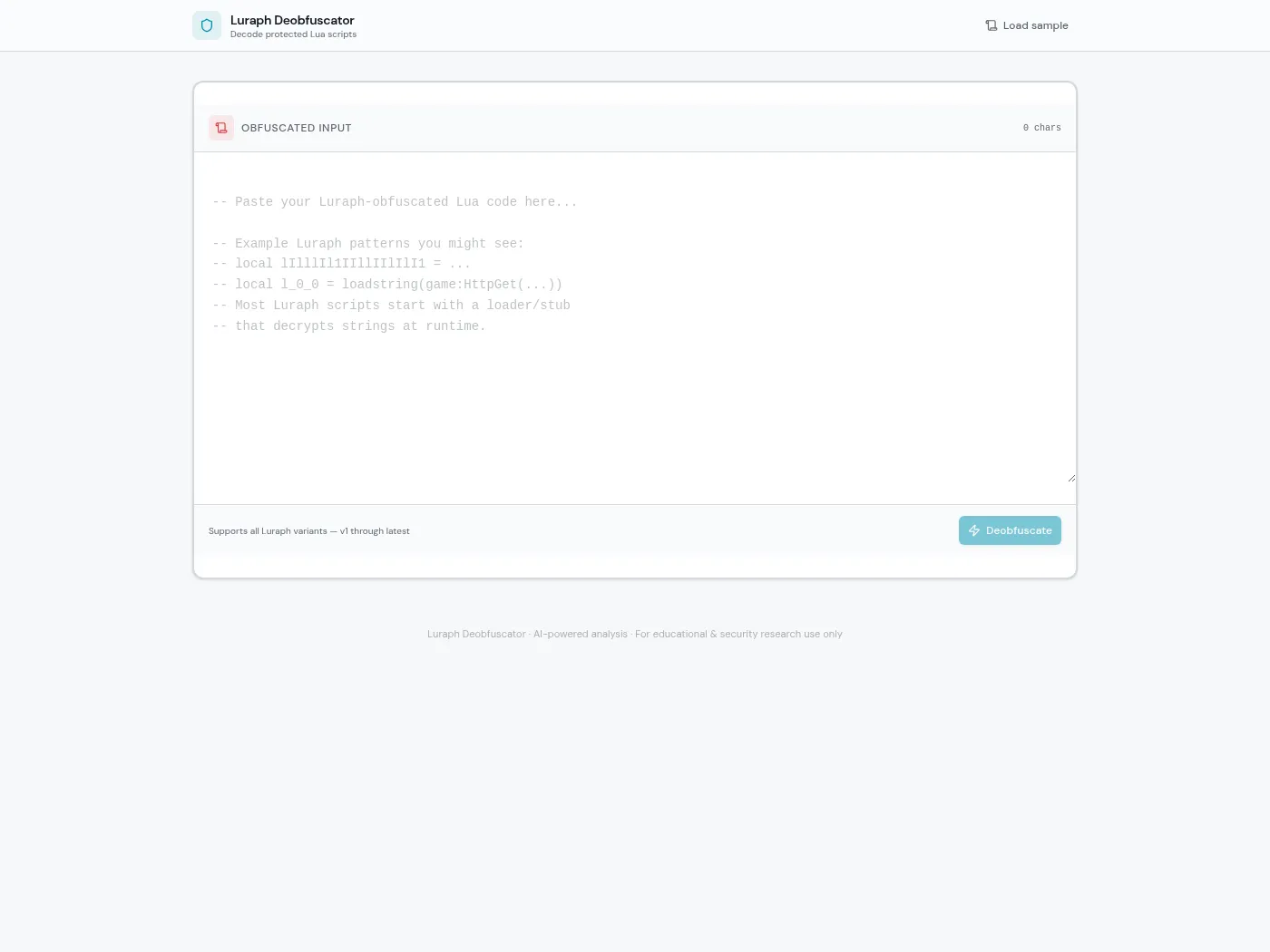 Luraph Deobfuscator