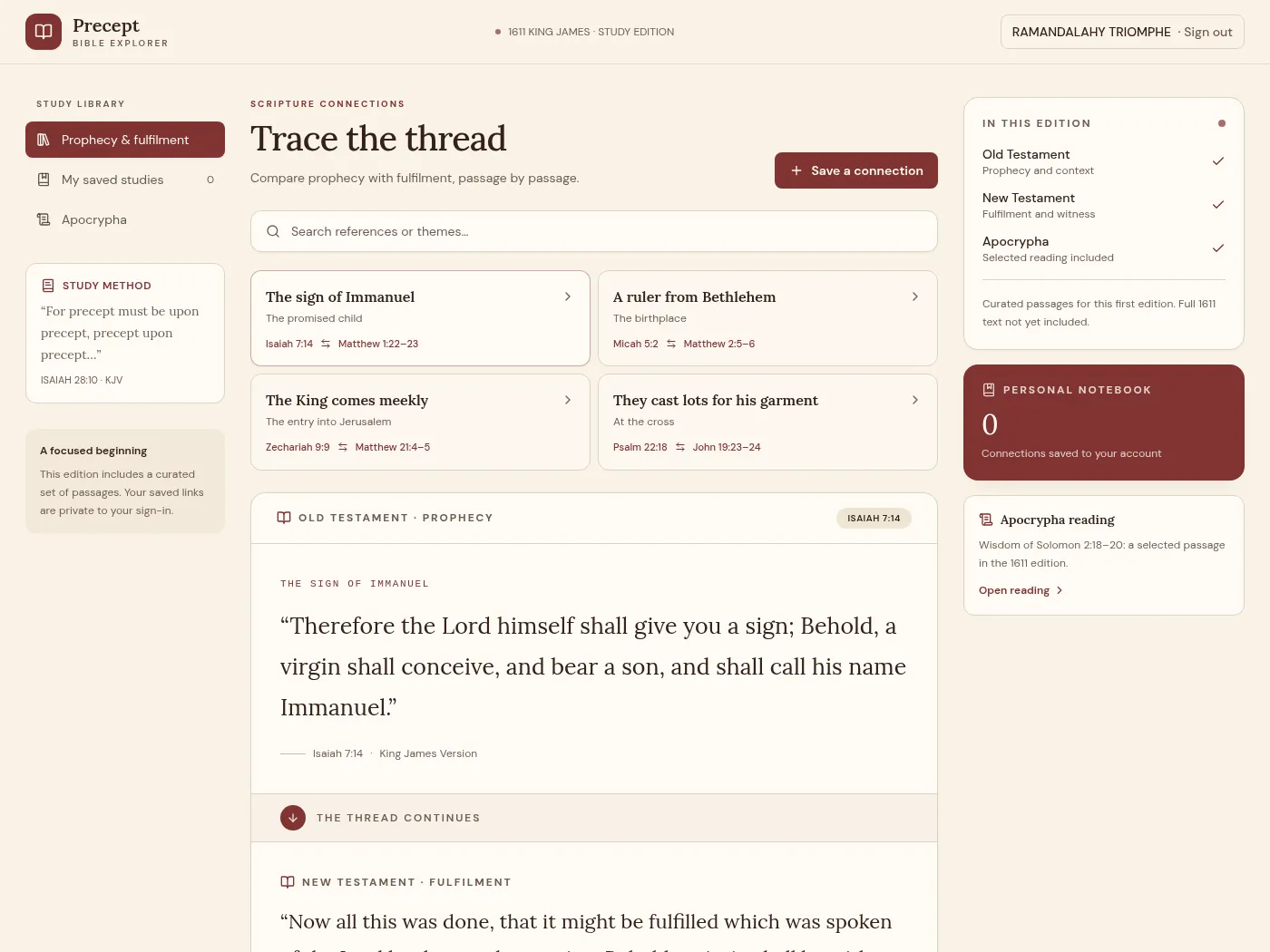 Precept Bible Explorer