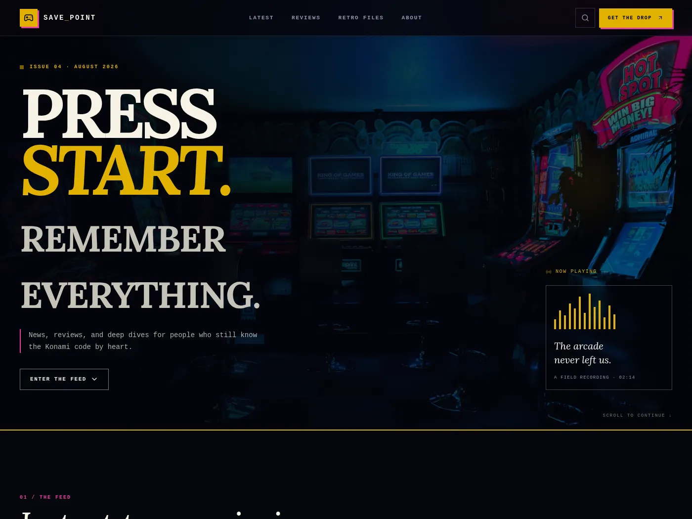 Retro Gaming Hub