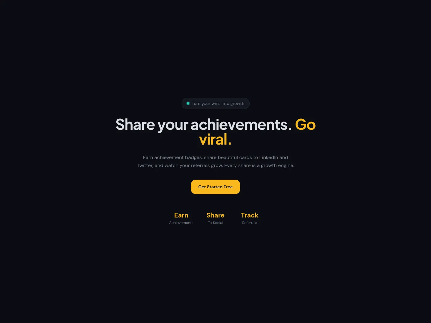 Viral Achievements App