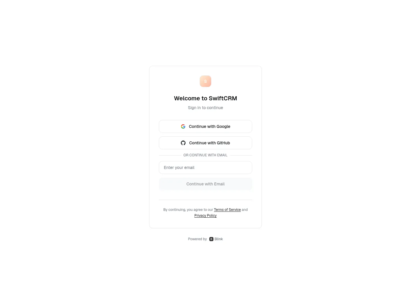 SwiftCRM