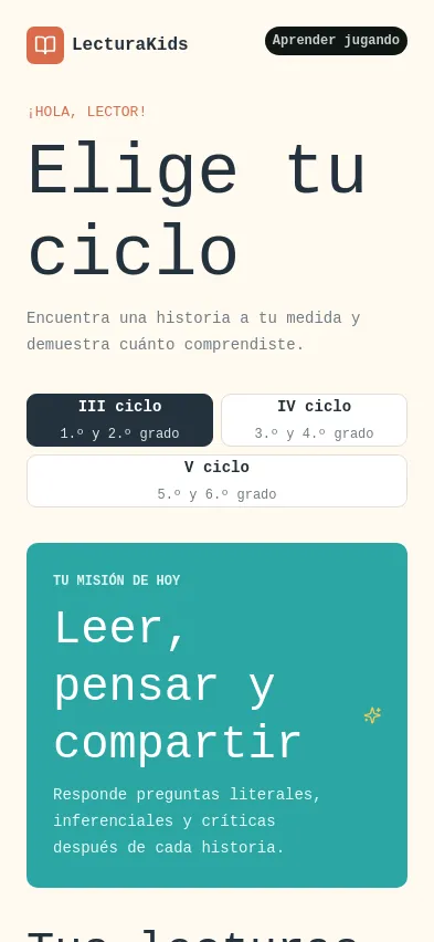 LecturaKids App