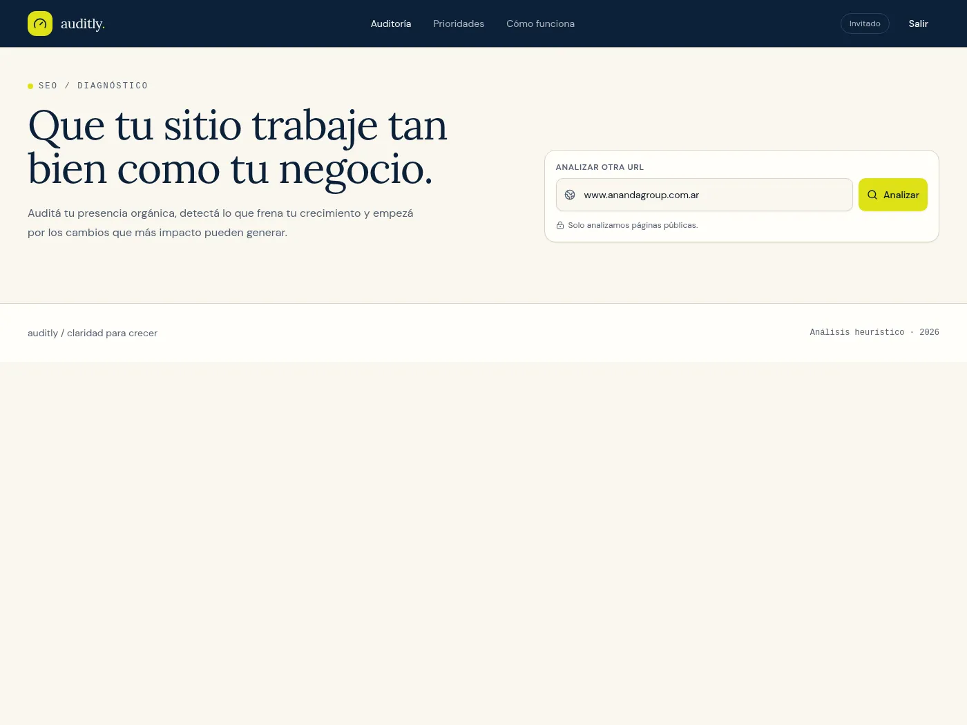 SEO Analyzer Web