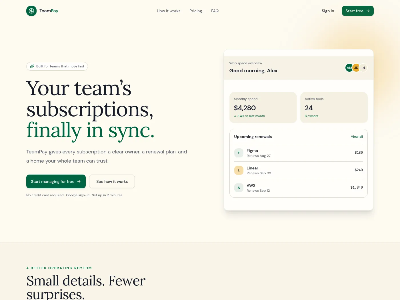 TeamPay Web Platform