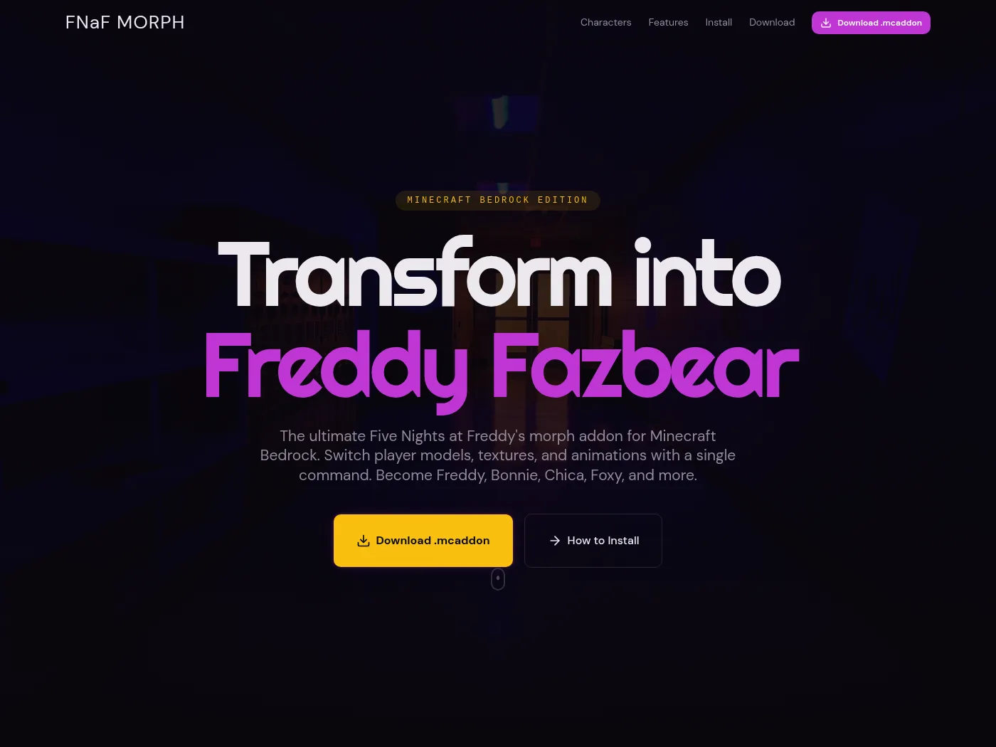 FNaF Morph MCAddon