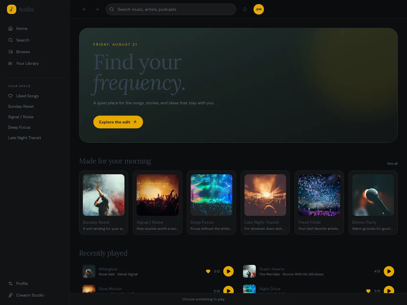 Audia Premium Streaming