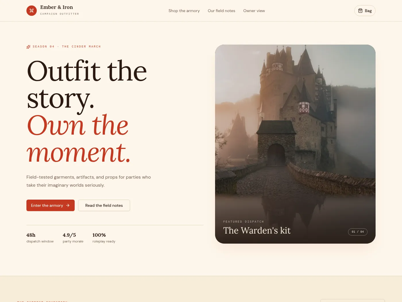 LARP Shopify Simulator