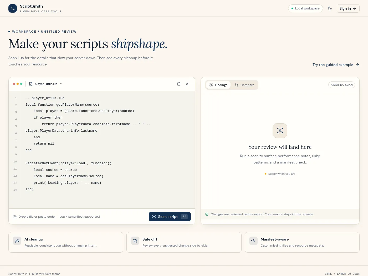 FiveM Script Optimizer