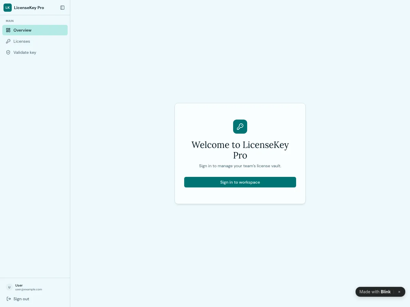 LicenseKey Pro