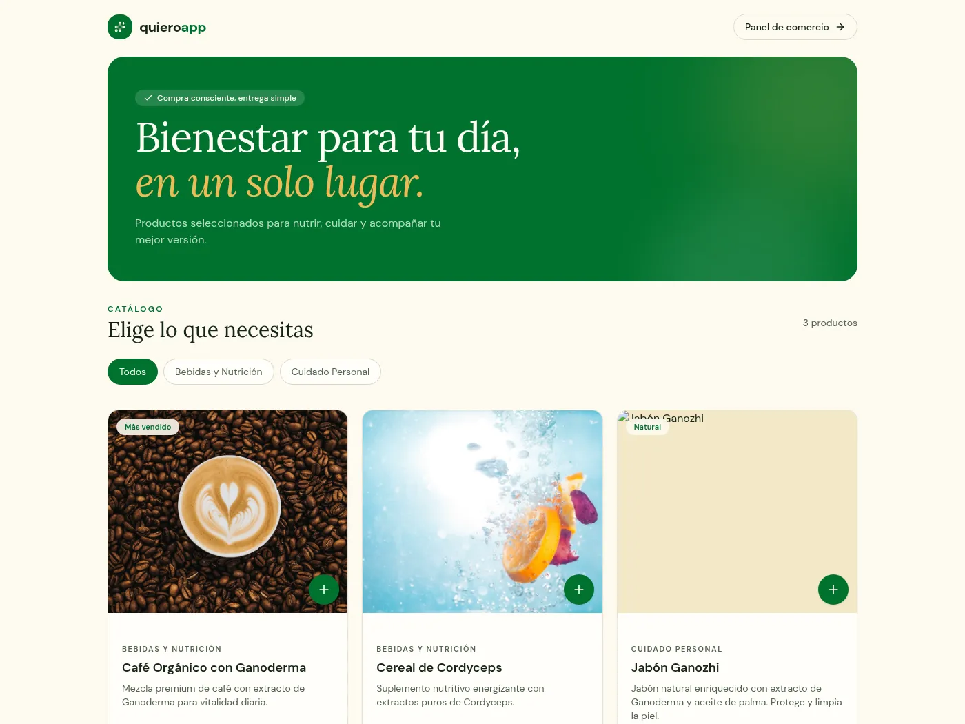 QuieroApp Order Platform