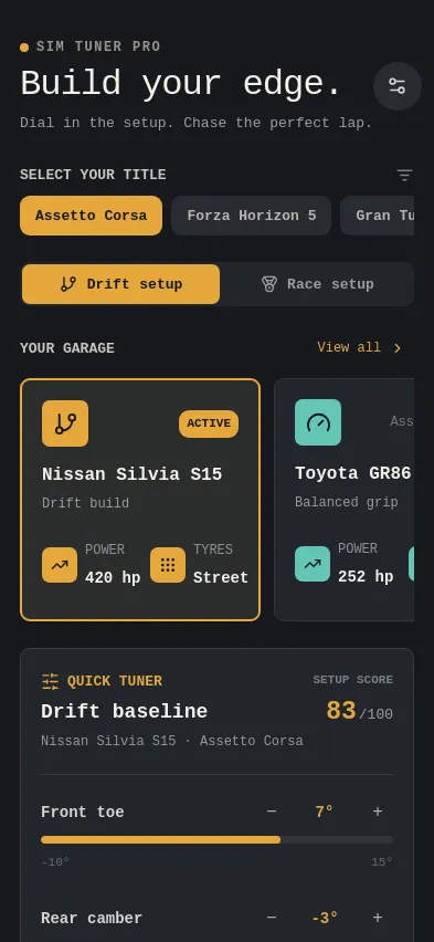 Sim Tuner Pro