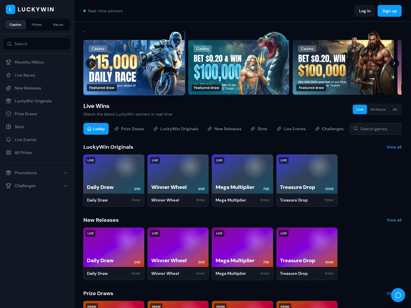 Lucky Draw Platform