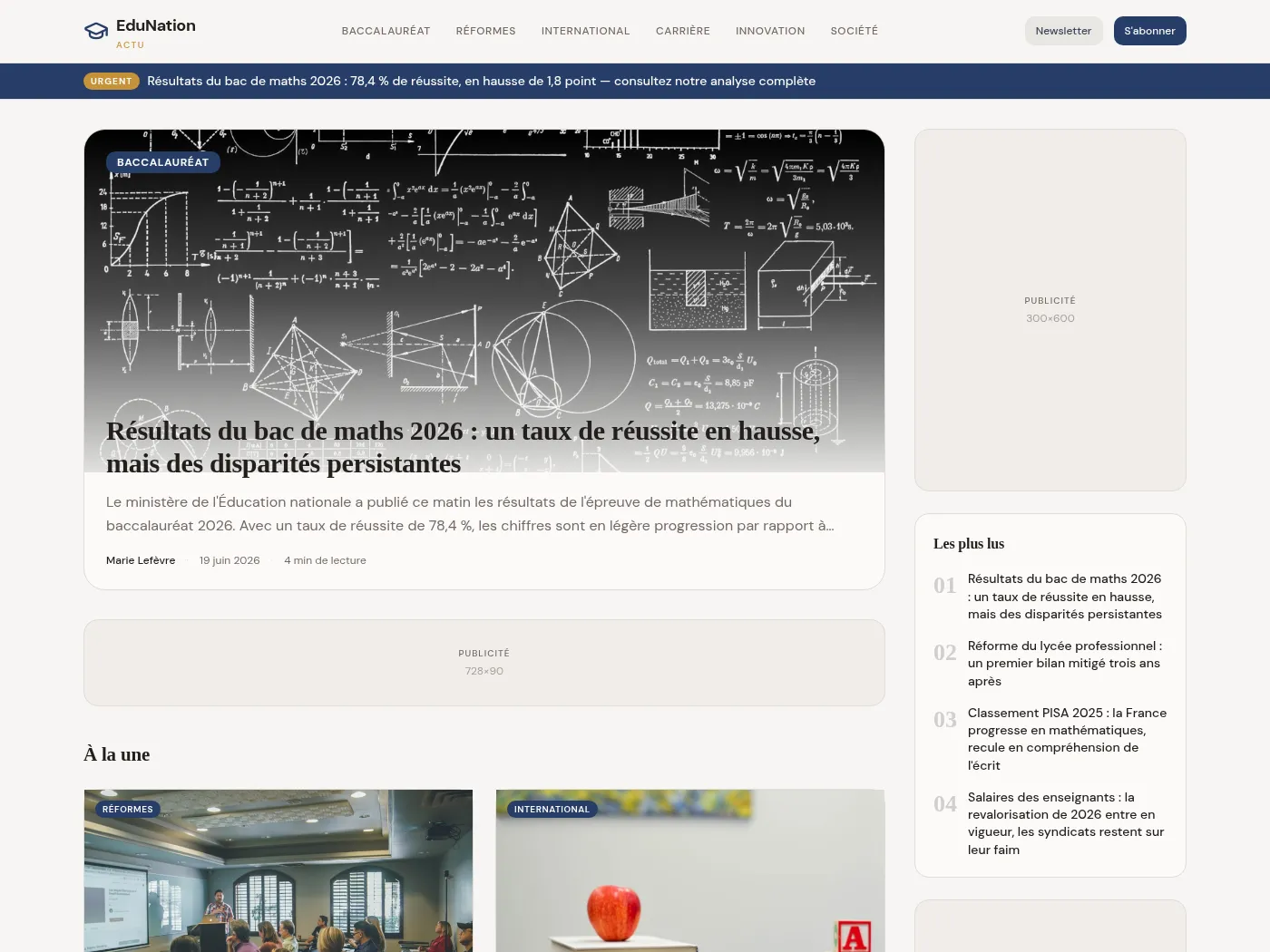 EduNation Actu
