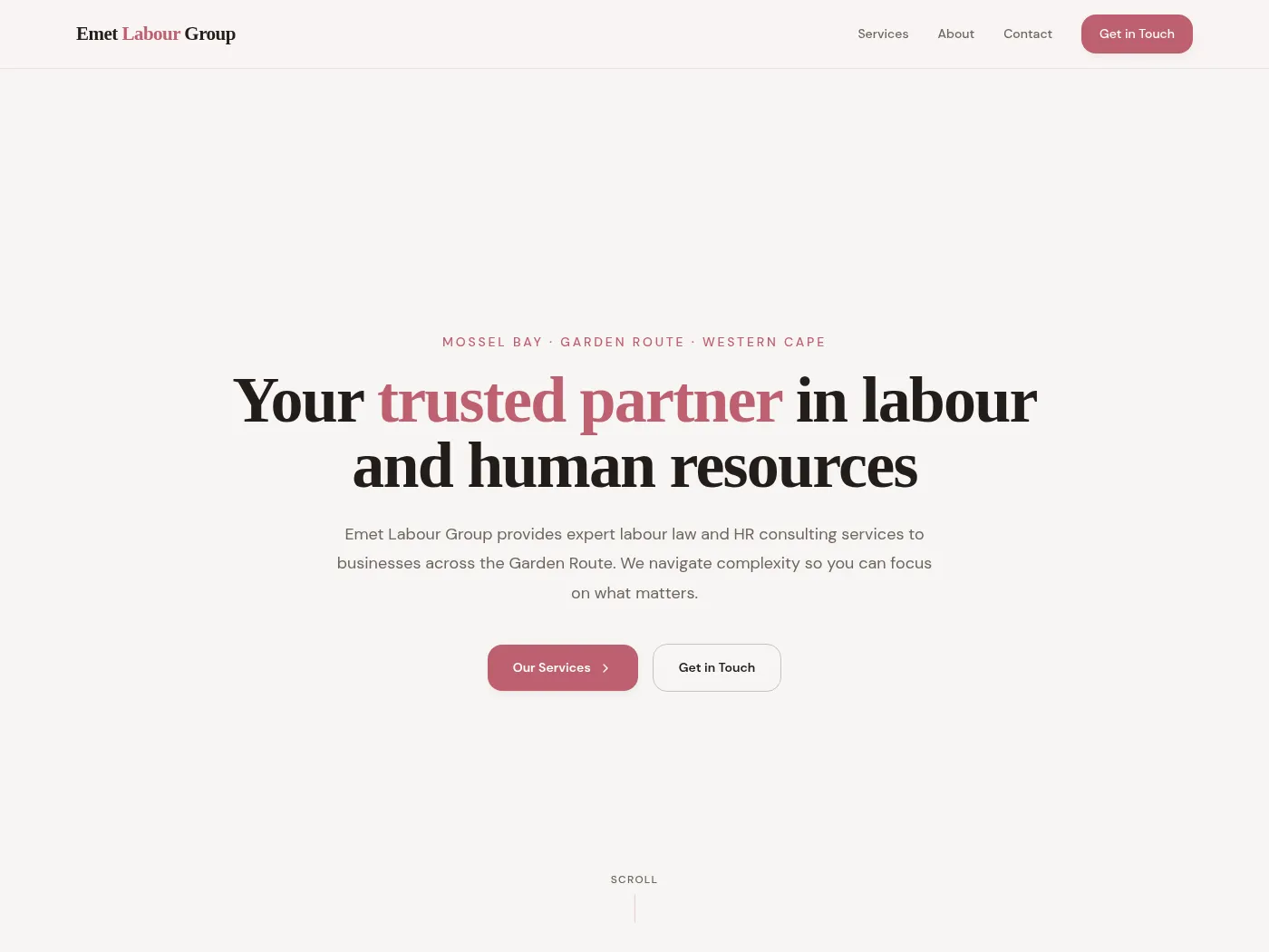 Emet Labour Group Website