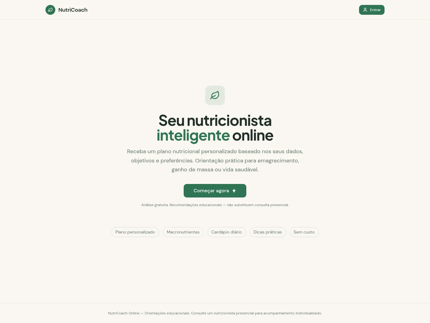 NutriCoach Online