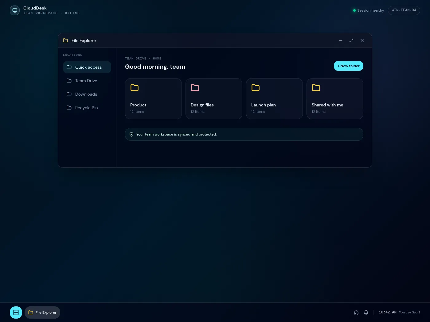Win10 Cloud Desktop