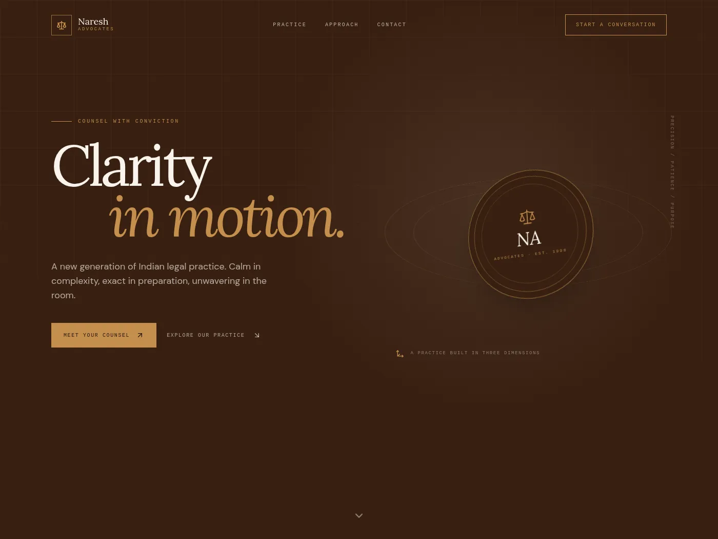 Naresh Advocates 3D Site