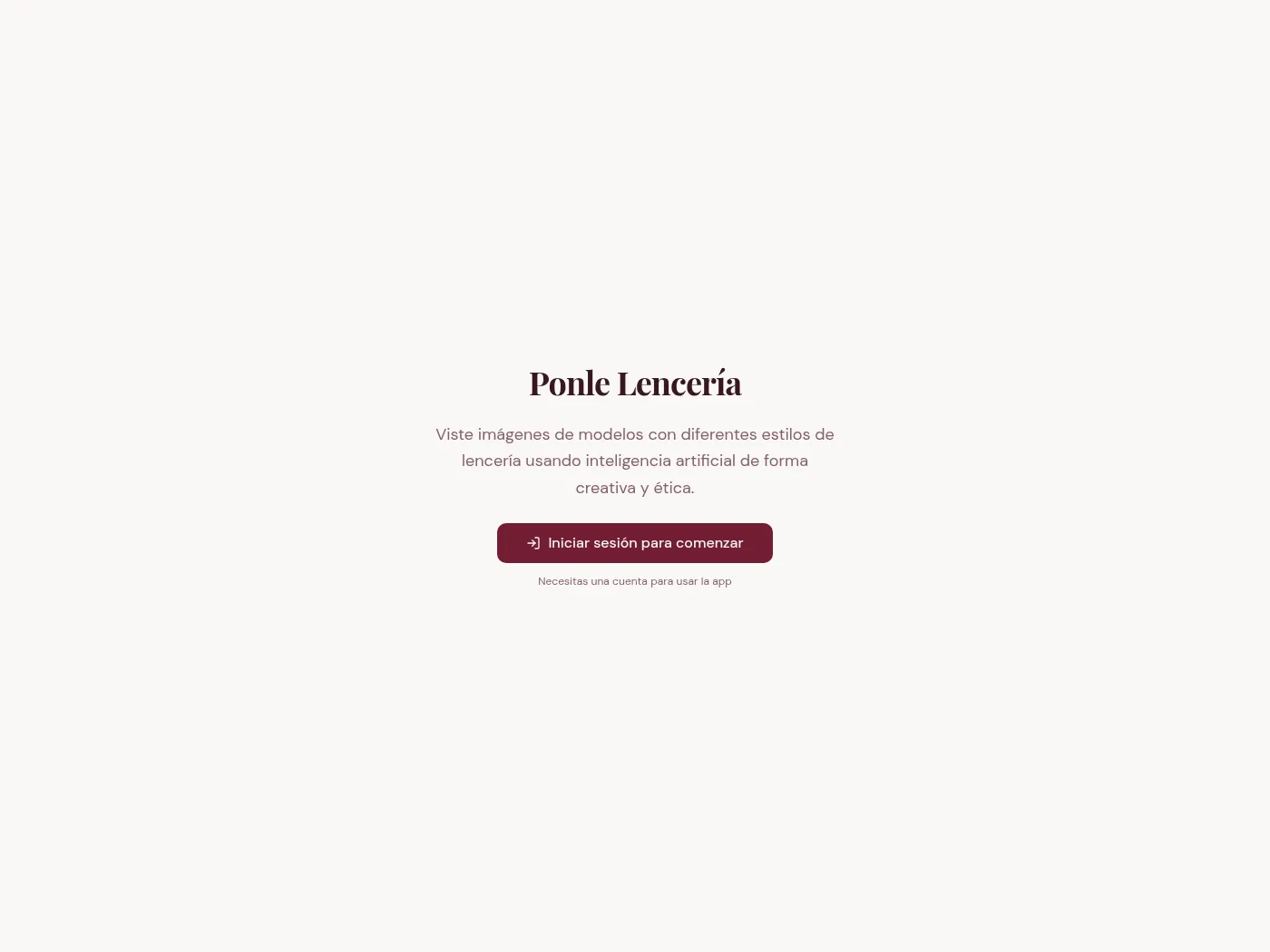 AI Lingerie Stylist