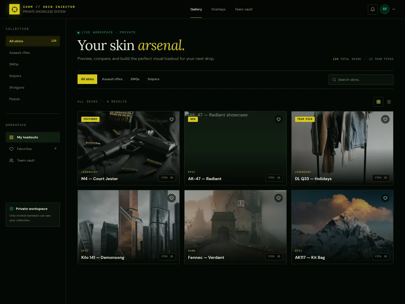 CODM Skin Showcase